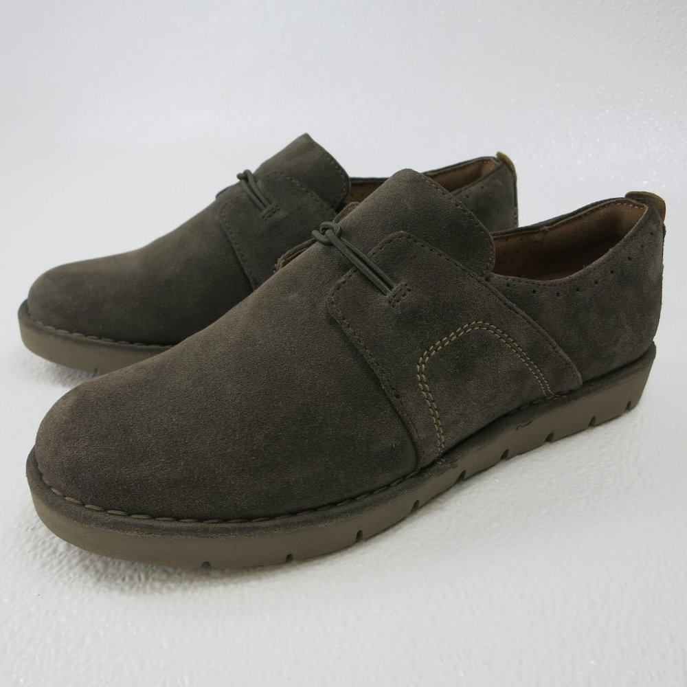 Clarks Suede Artisan Unstructured Leather Comfort Foo… - Gem
